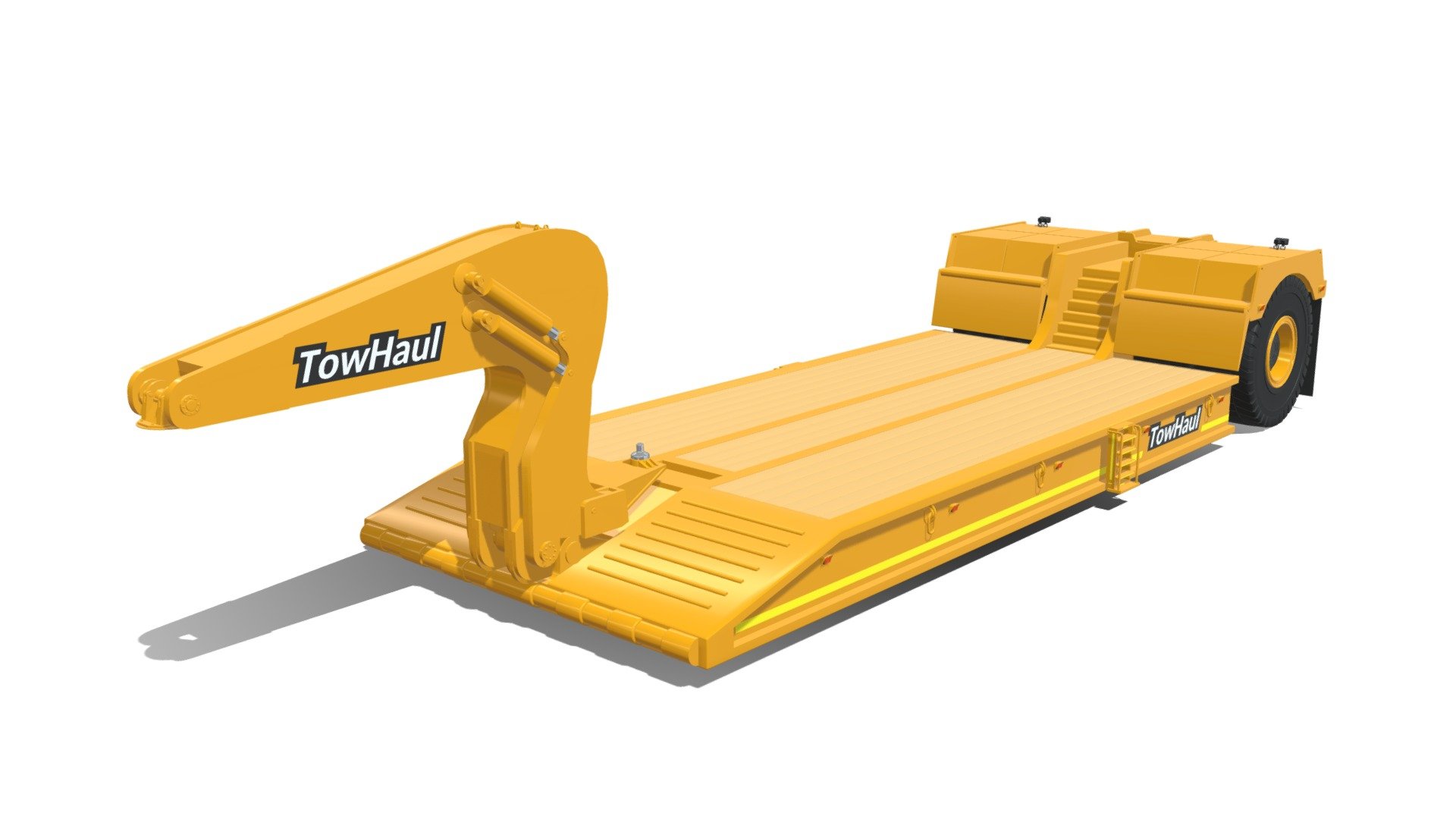 Rezoro3D TowHaul LowBoy Trailer RTH4000-T - 3D model by Rezoro3D ...