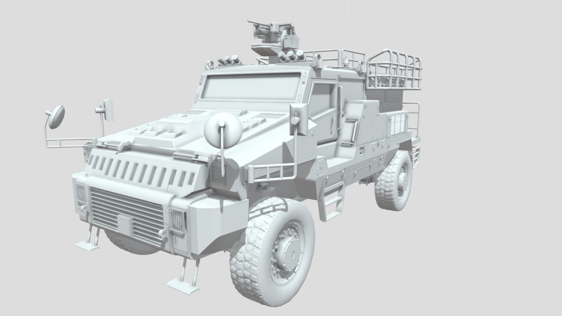 Belrex Protected Combat Support Vehicle (PCSV) - Download Free 3D model ...