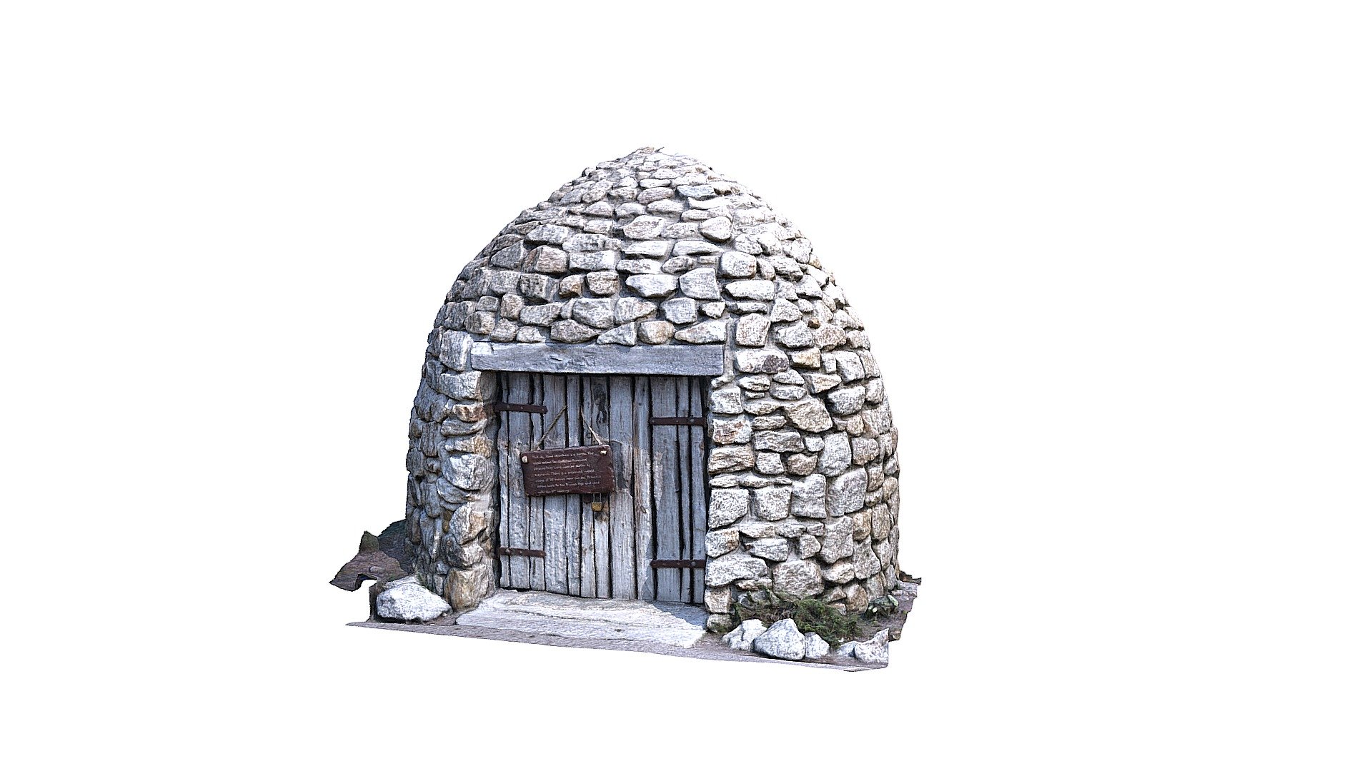 Stone Hut - Mediterranean Biome - Eden Project - Download Free 3D model ...