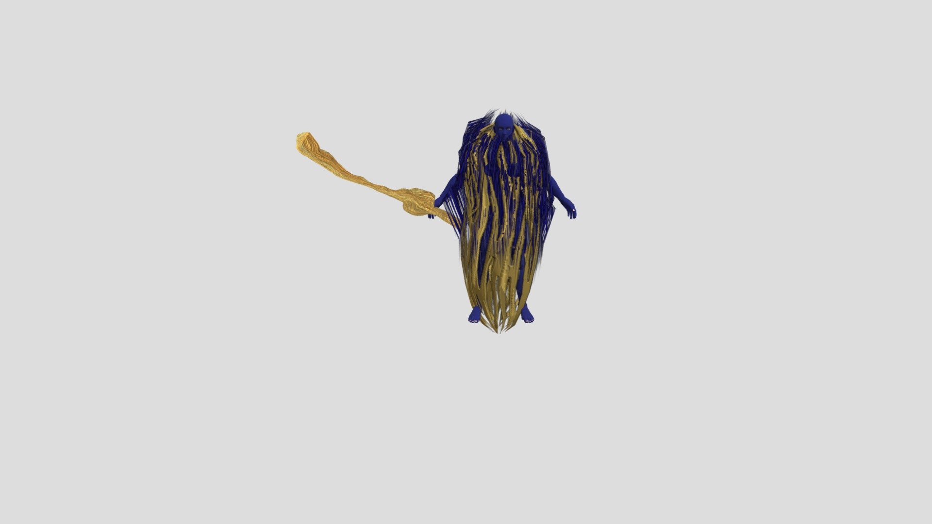 Fry Guy Blue Mc Donald With Frytonna - Download Free 3D model by ...