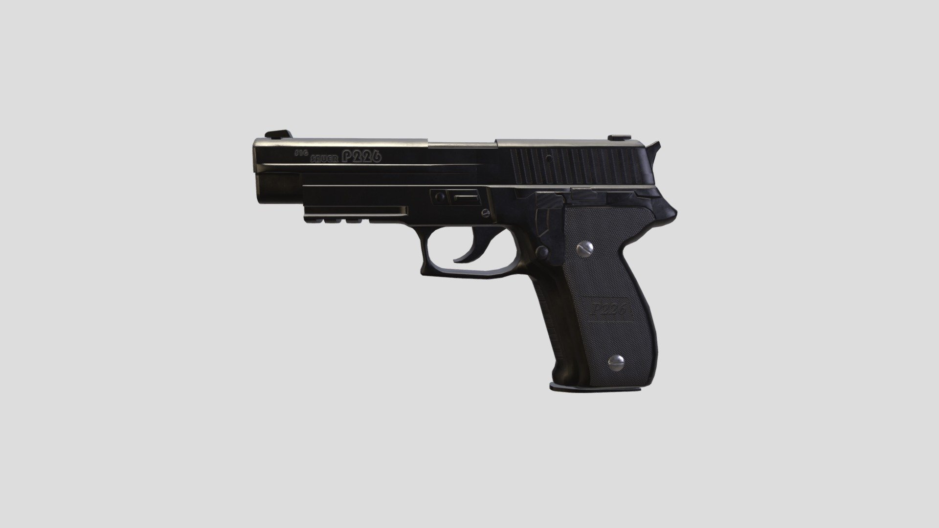 P226 Gun - Download Free 3D model by Ruixin Xiao (@ruixin_xiao ...