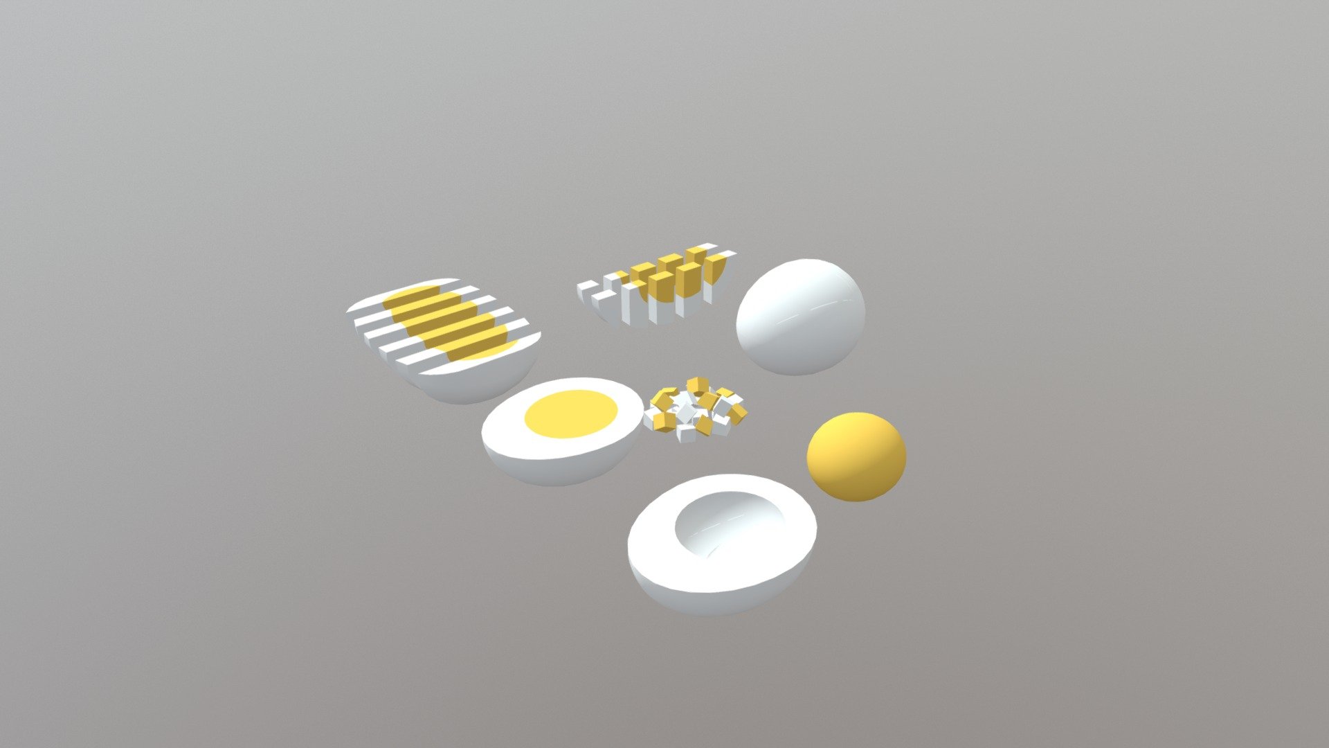 Hard Boiled Egg Cooking Set - Download Free 3D model by AnxiousMoon ...