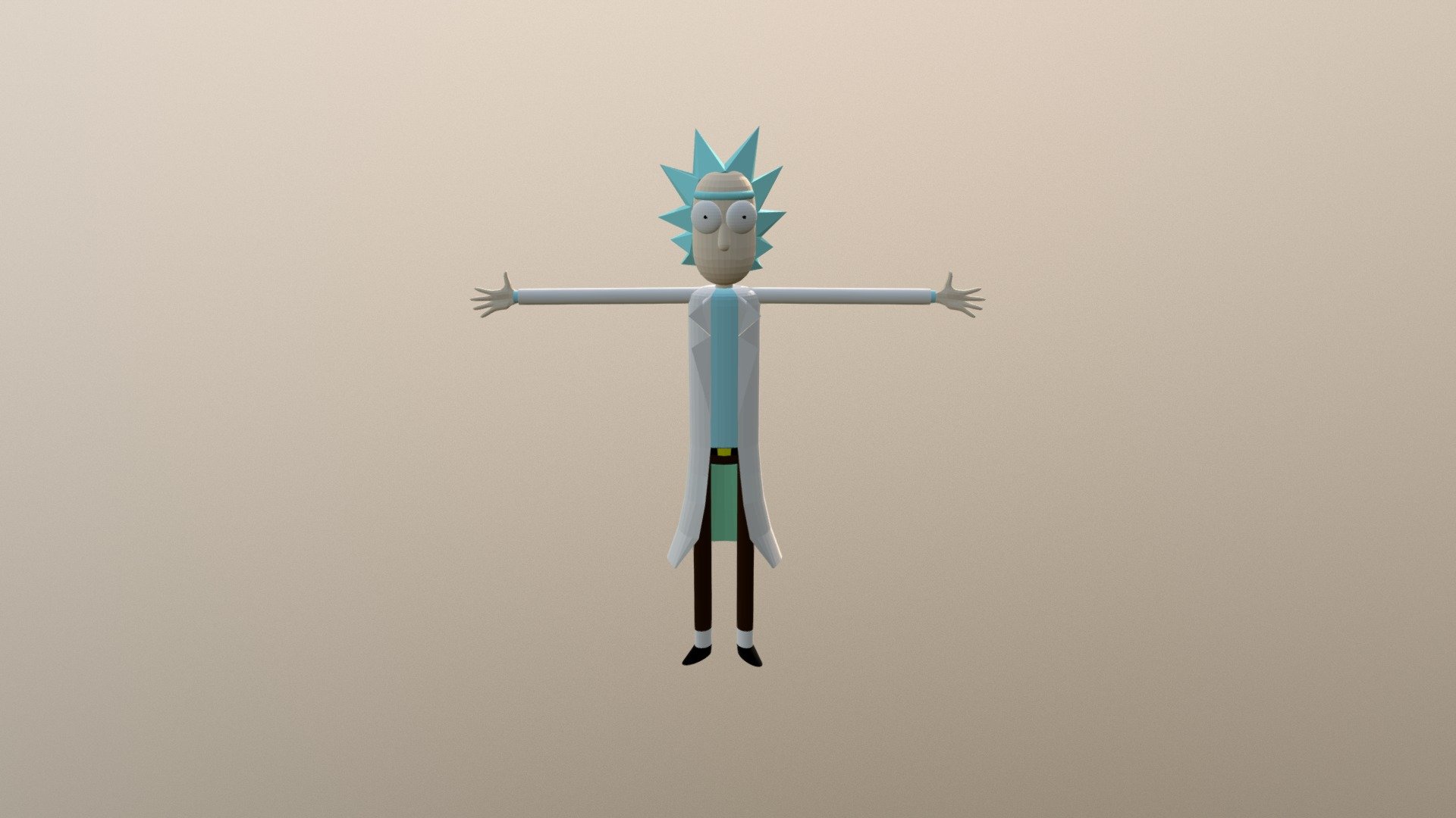 Rick Sanchez - 3D model by sheevyboy [2593b64] - Sketchfab