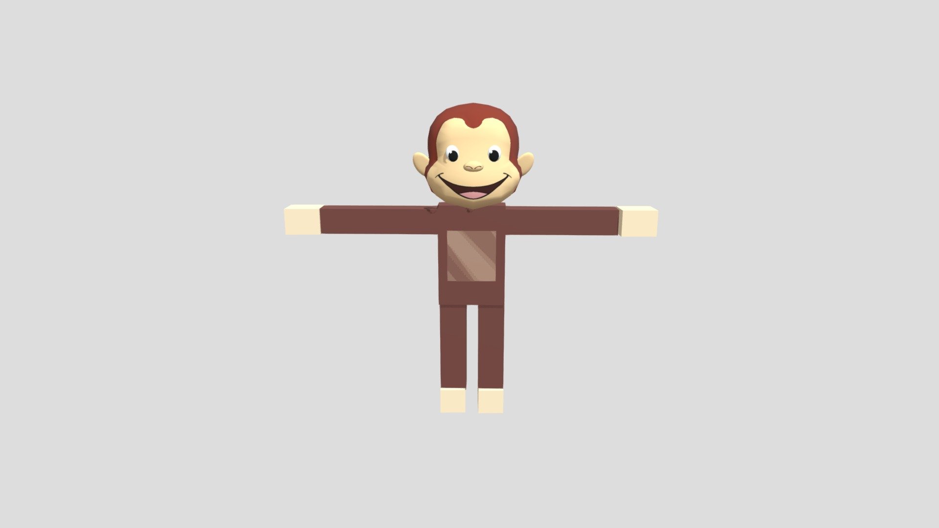 Curious George - Download Free 3D model by showbizchannel224 [2594aec ...