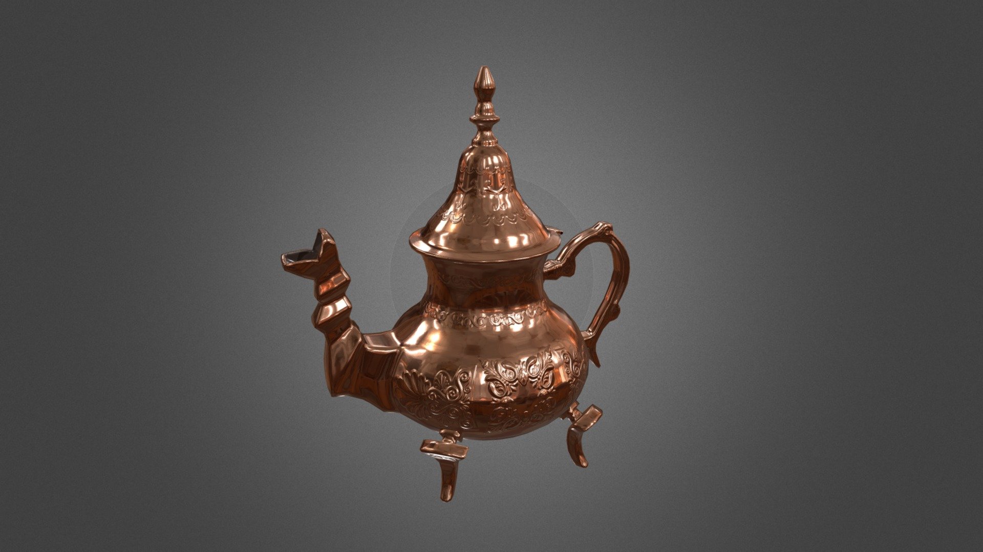 TeaPot - Download Free 3D model by bouksal_CG (@bouksal33) [259515b ...