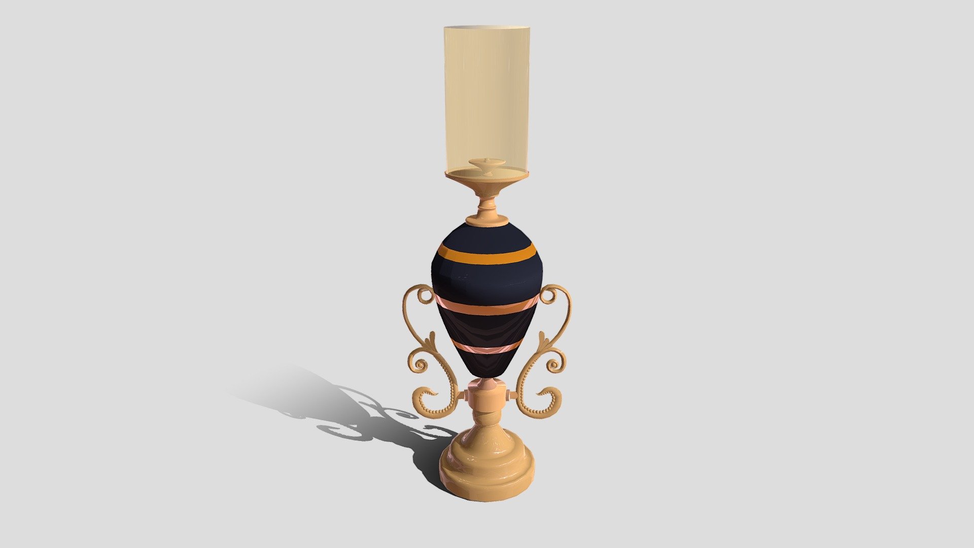 Candlestick - Download Free 3D model by thenewmoonnm [2595308] - Sketchfab