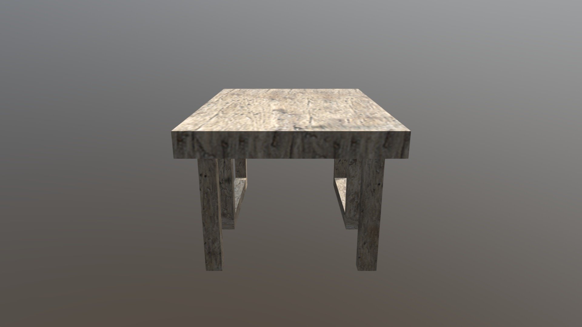 Table Model - 3D model by danielmaguire [25956f4] - Sketchfab