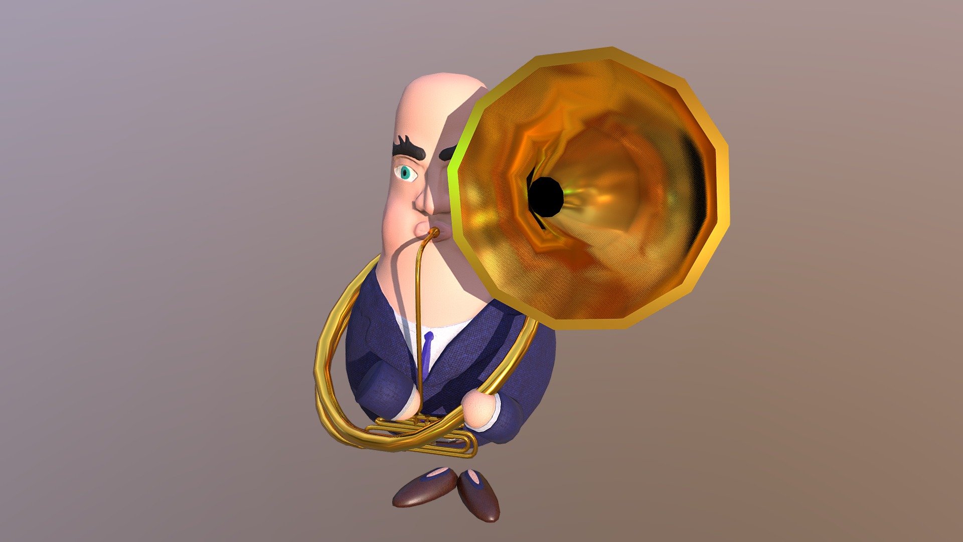 Pop the Musician - 3D model by SanderTeuthof [2595744] - Sketchfab