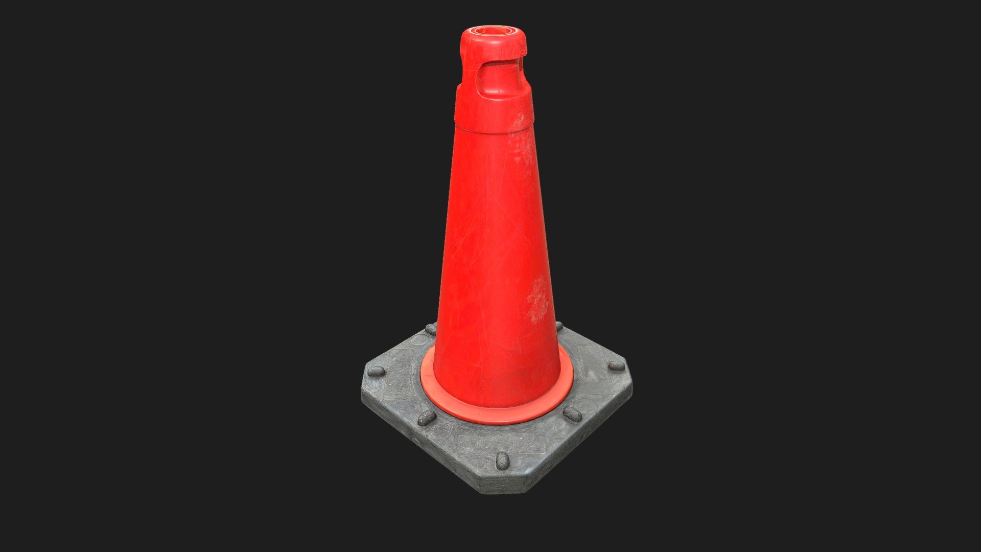 Traffic Cone 04 - Optimized Scan - Buy Royalty Free 3D model by Modulus ...