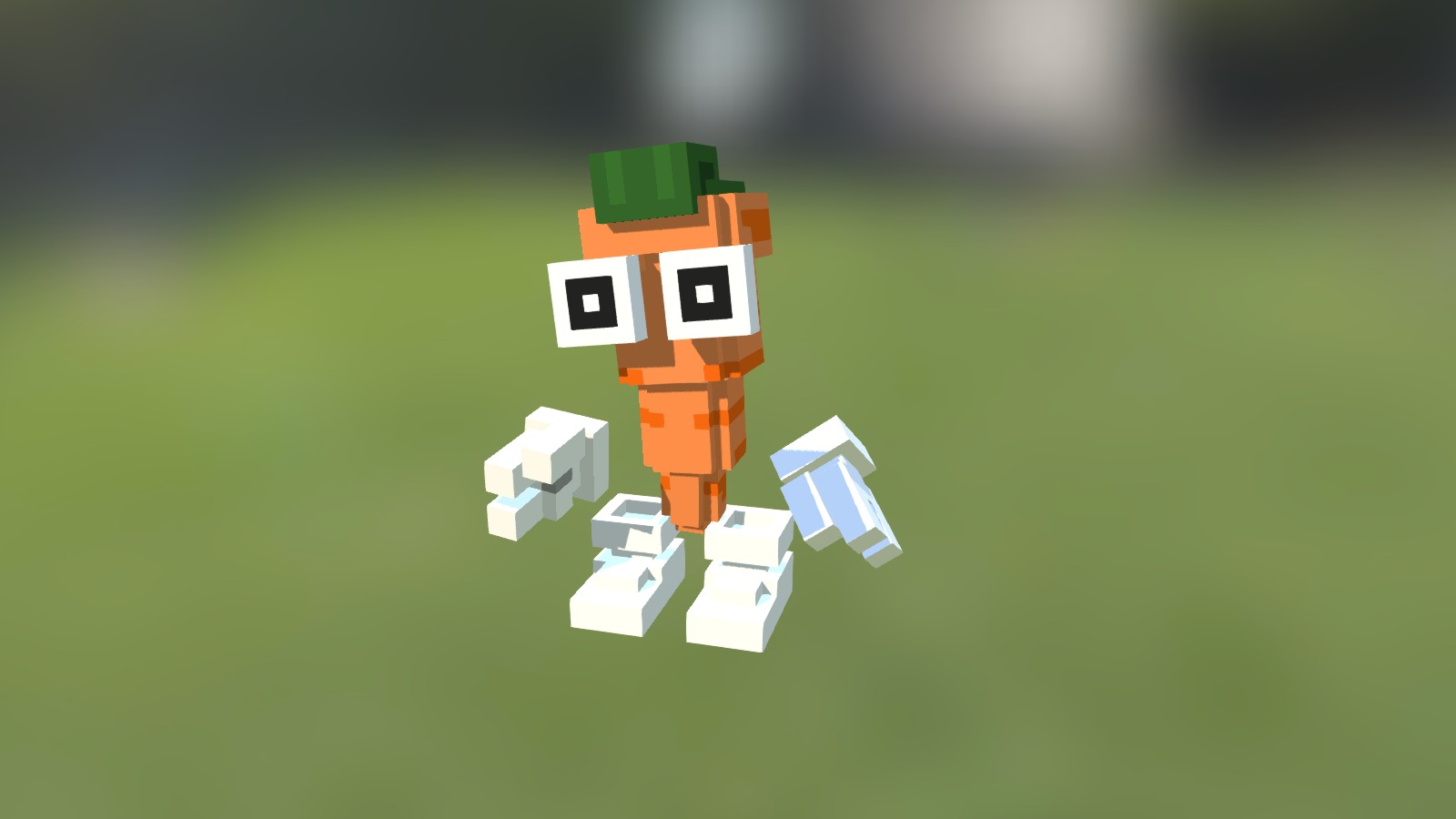 Carrot Idle Dance Animation - 3D model by Voxels (@ZachSoares) [2598f96 ...