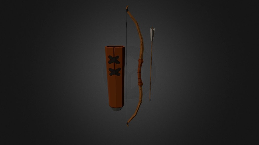 Bow - 3D model by Offy (@axe163) [259aad4] - Sketchfab