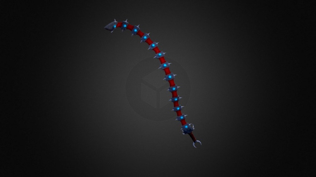 Centipede Chain Sword - 3D model by RI6P [259ae3e] - Sketchfab
