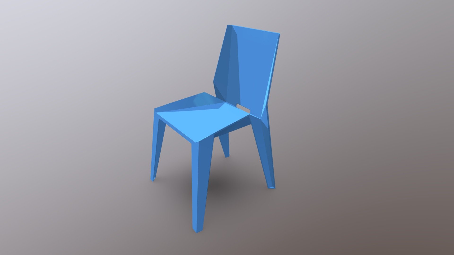 Geometric Chair 1 - 3D model by berpixel [259e270] - Sketchfab