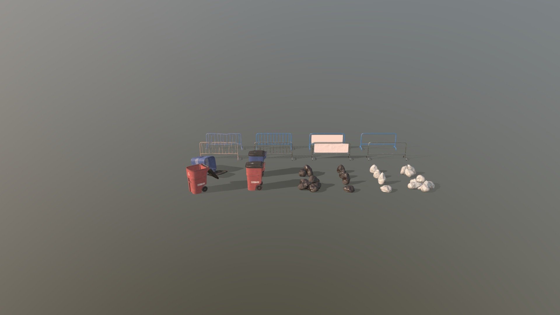 Modern Street Props - Download Free 3D model by bpcrews [259fa8a ...