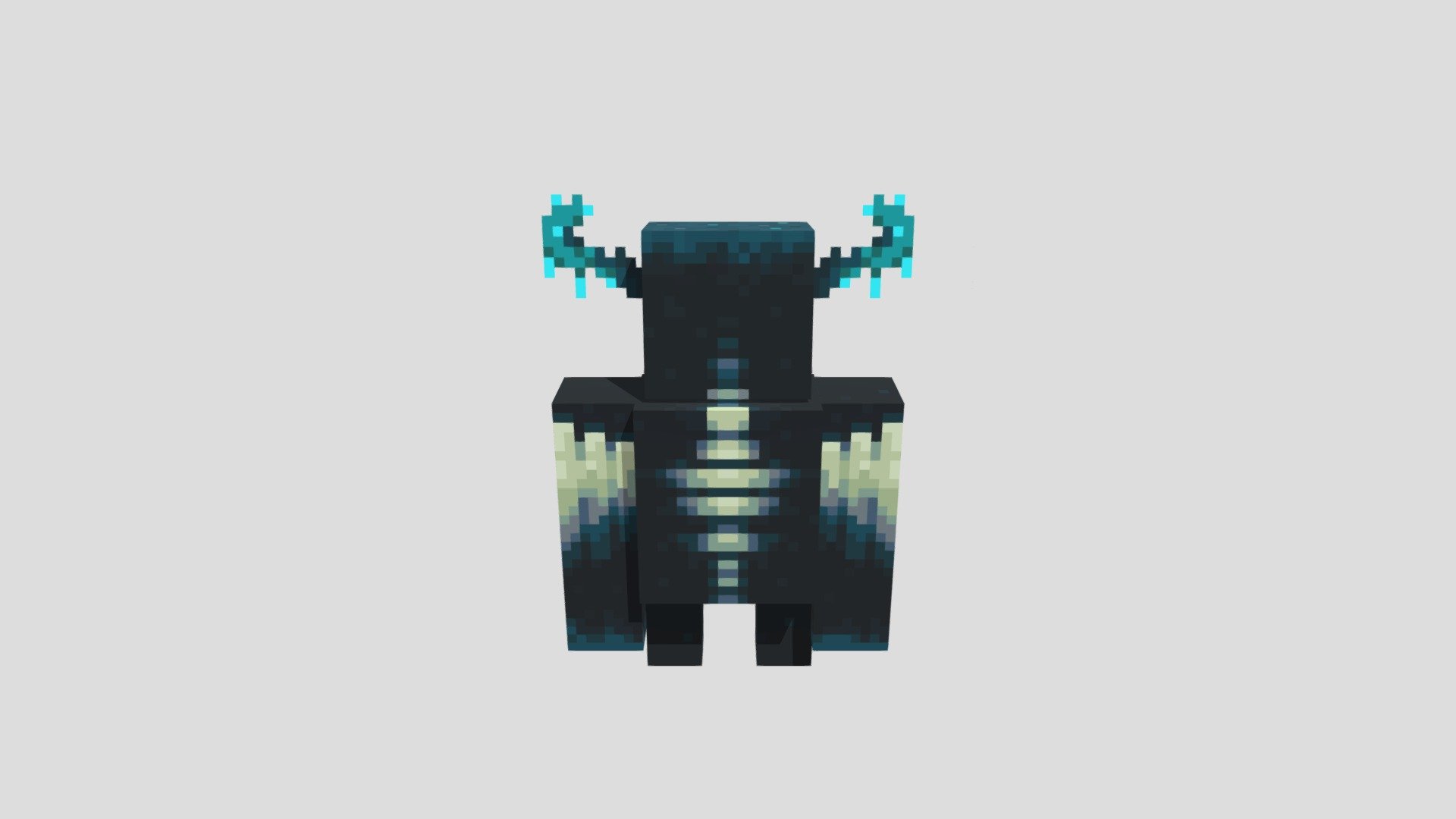 Warden Minecraft (animation recreations - Download Free 3D model by ...