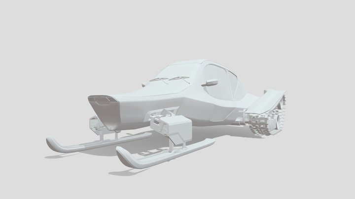 Snowmobile 3D models - Sketchfab