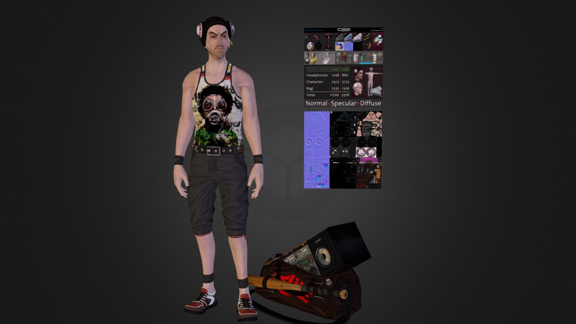 Street Boy - 3D model by ciei3 [25a1af9] - Sketchfab