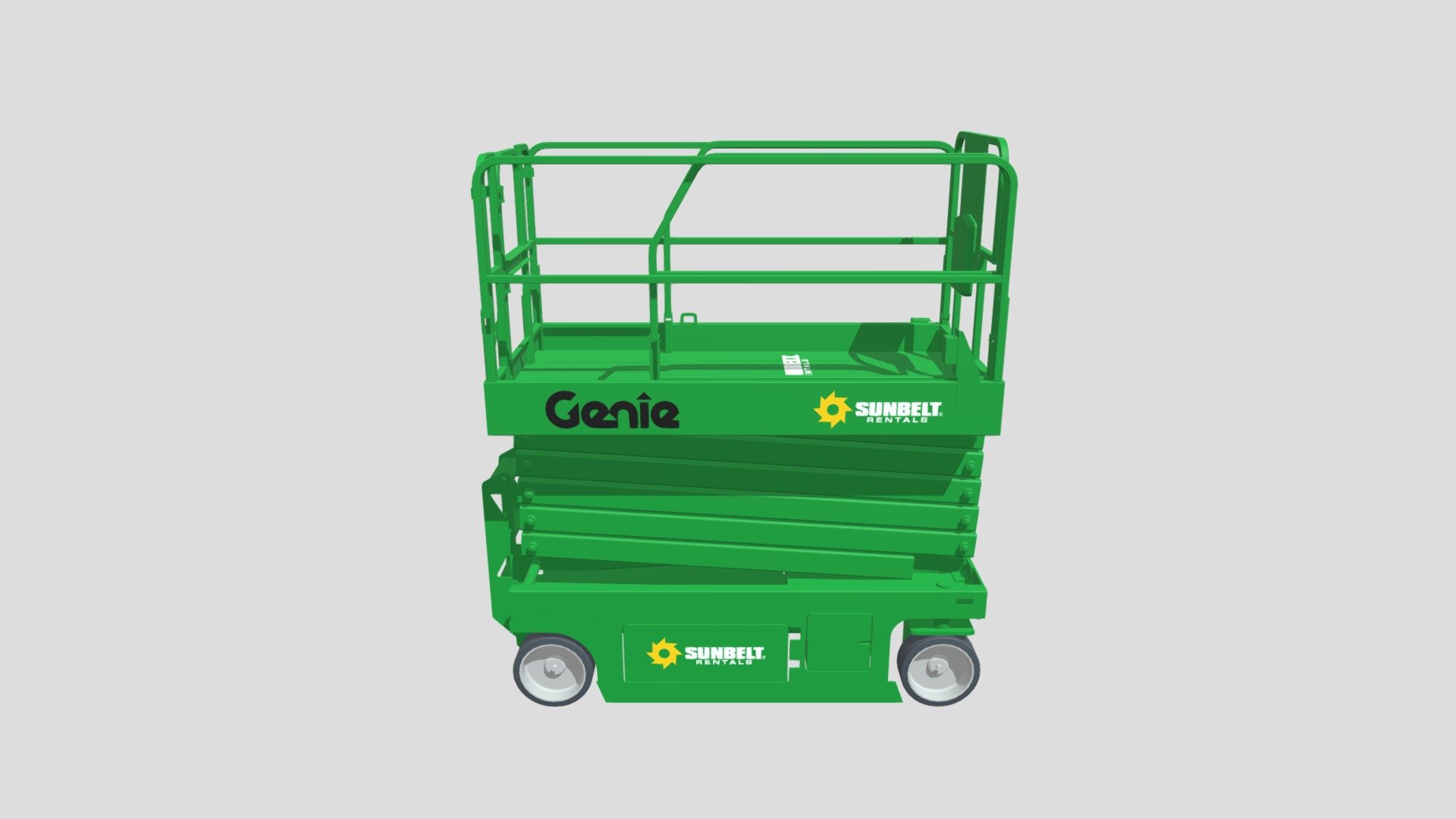 Sunbelt Rentals Electric Scissor Lift GS4047 - 3D model by bimstore ...