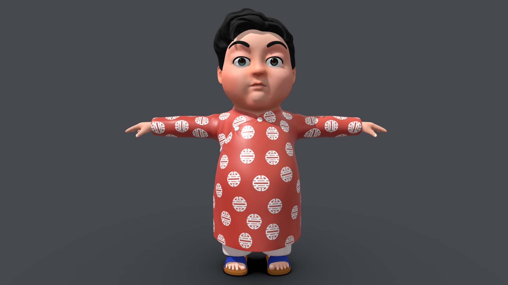 Cartoons - Character - Boy - Indian 02 - Rig 3D - Buy Royalty Free 3D ...