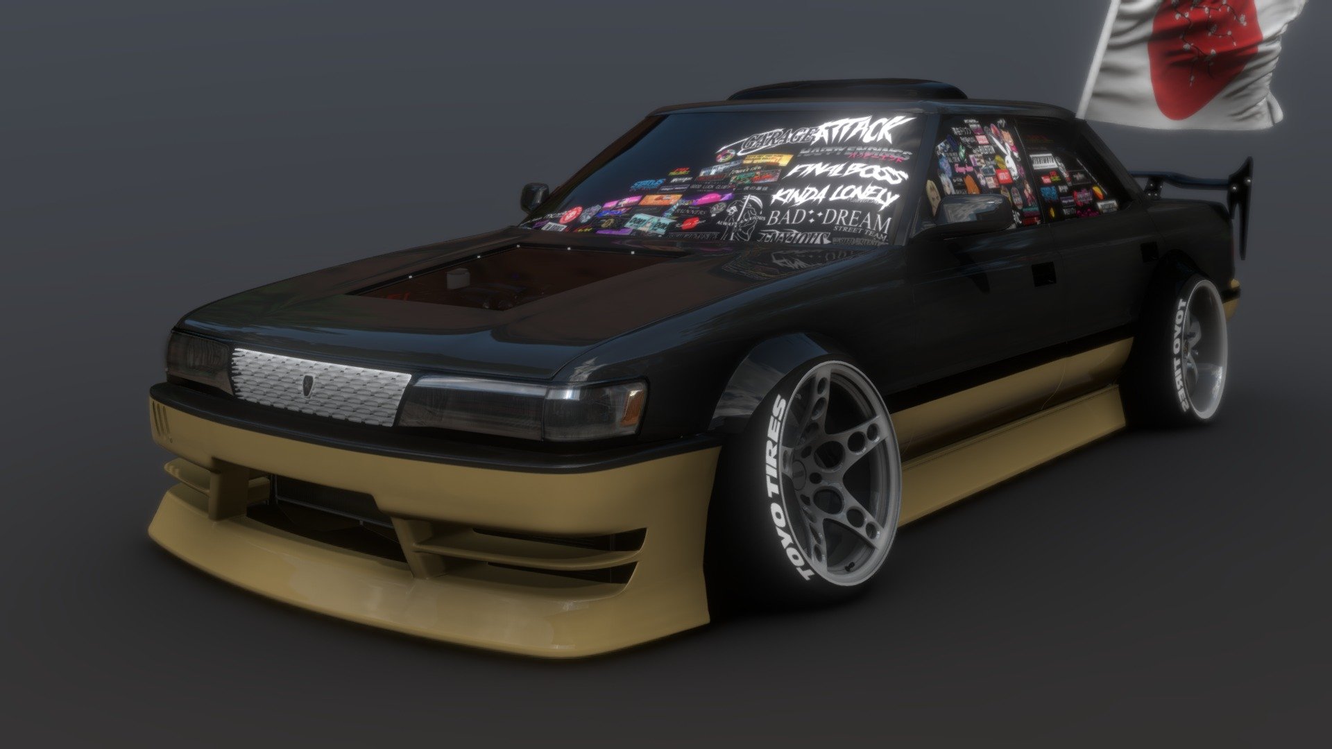 Toyota Chaser X80 - 3D model by DubrovWorks [25a28ce] - Sketchfab