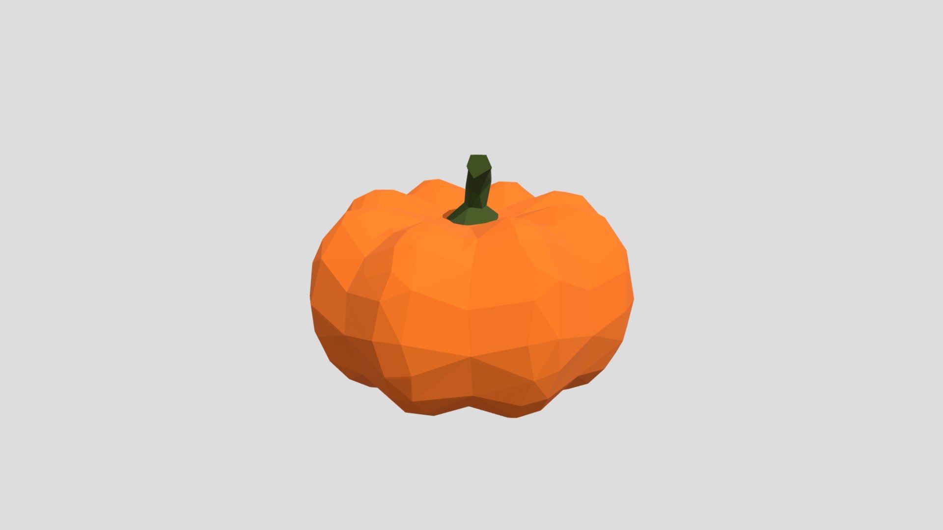 Low Poly Pumpkin - Download Free 3D model by juliangander [25a324a ...