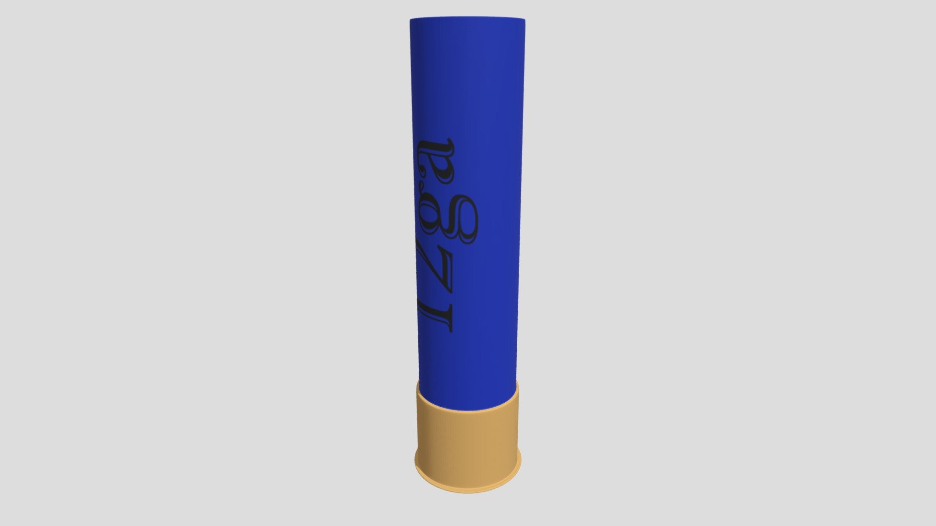 Blue Shotgun Shell - 3D model by Alex Fernandez (@alexfernandez2031 ...