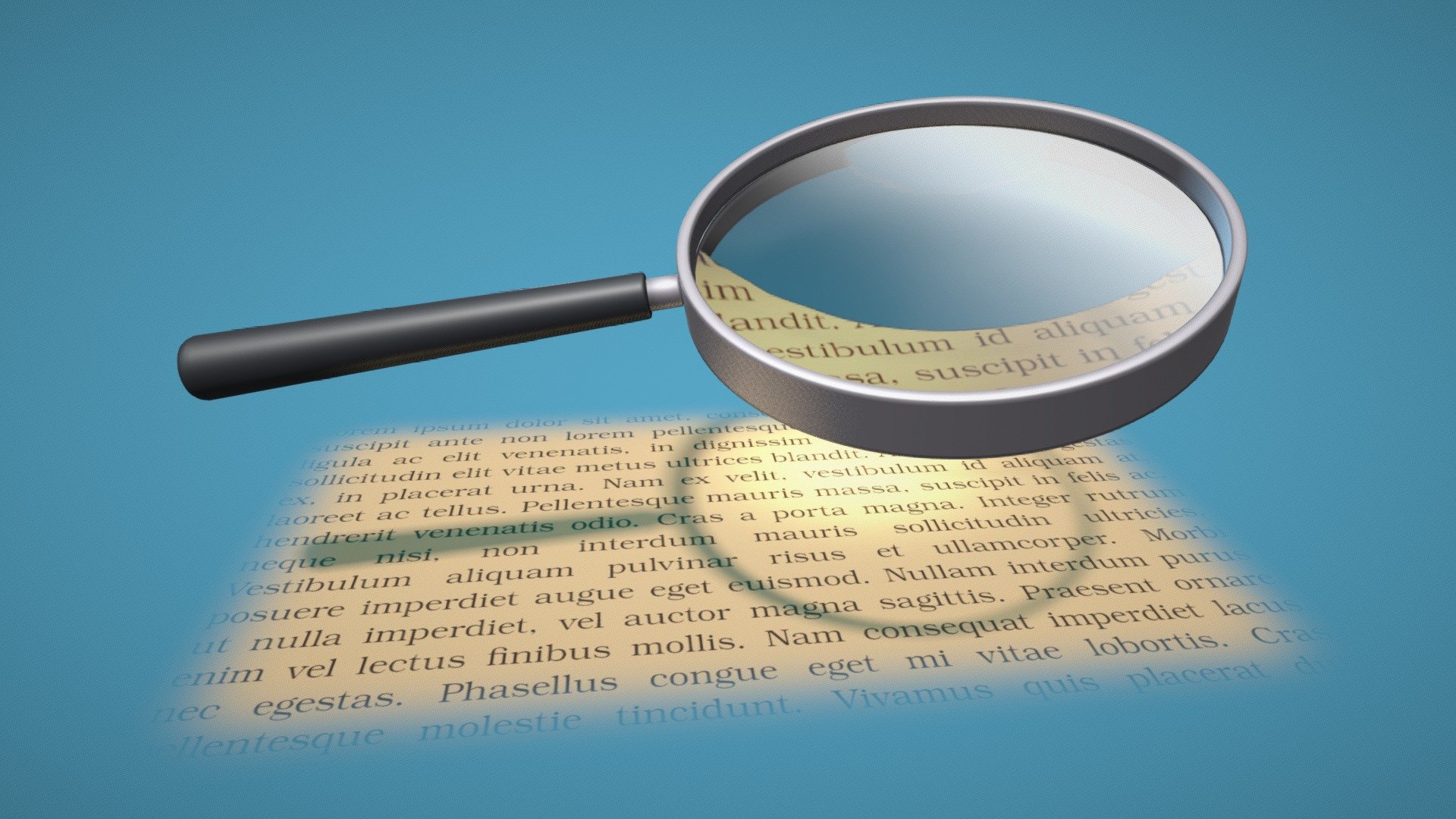 Modern elegant magnifying glass - 3D model by DinoReplicas [25a3c7c ...