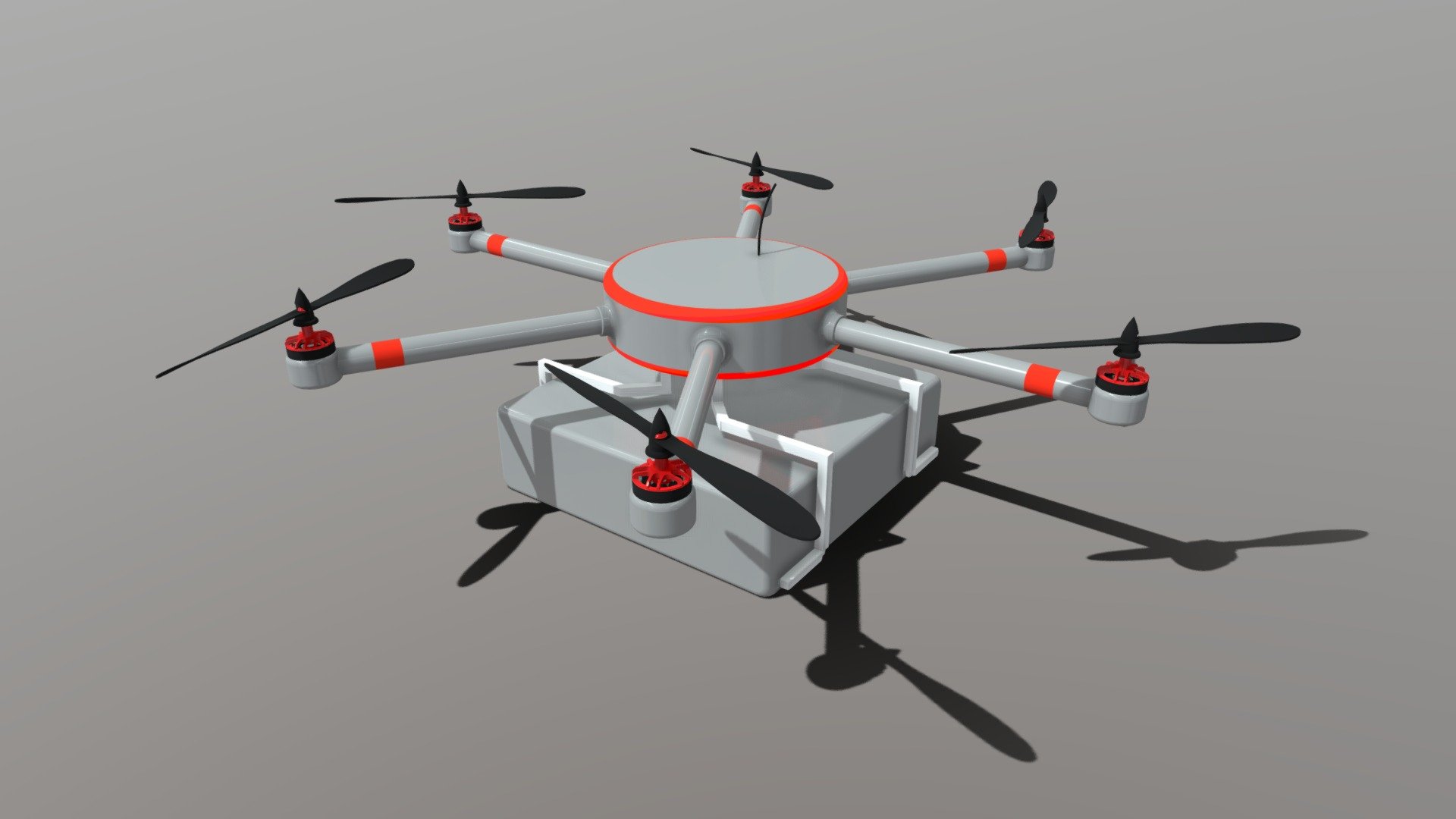 Transportation service Drone - Download Free 3D model by Yash Thummar ...