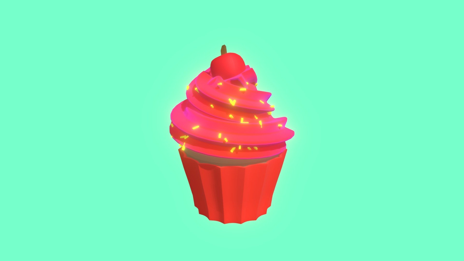 Cupcake | Blender Model - Download Free 3D model by andytg [25a62ad ...