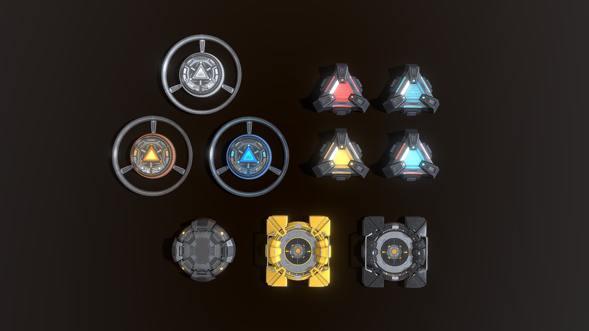 Sci-Fi Platform Bundle - Buy Royalty Free 3D model by Experience Lab ...