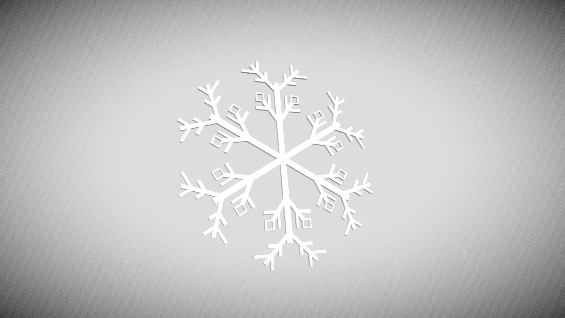 Snowflake - Download Free 3D model by Alexander Weimer (@aIexander ...