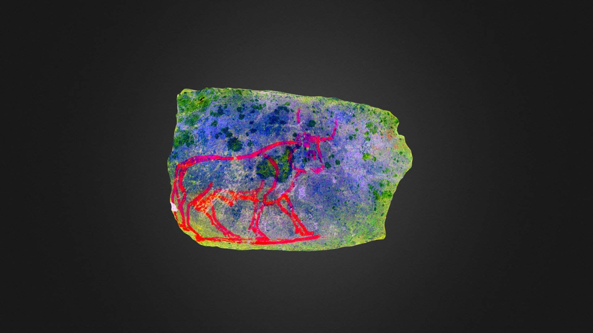 Trial Sherd - Method 1 DStretch® RGB Scale 20 - 3D model by Archaeology ...