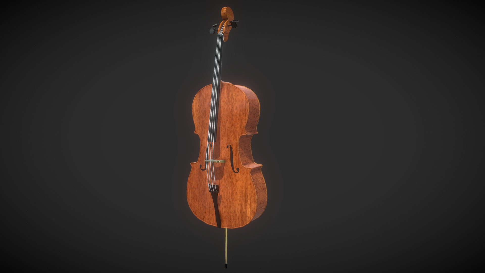 Cello - 3D model by Matt Caddie (@MattCaddie) [25aa2e8] - Sketchfab