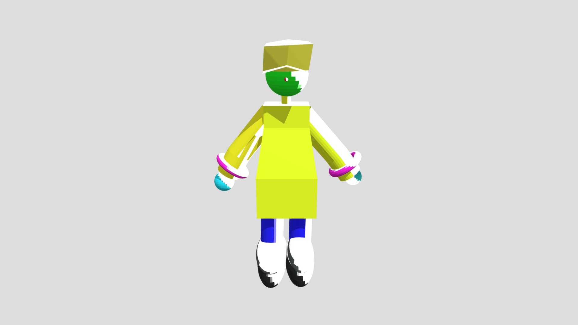 Gabriel Rivera Low Poly Girl - 3D model by 956020269 [25aa8bb] - Sketchfab