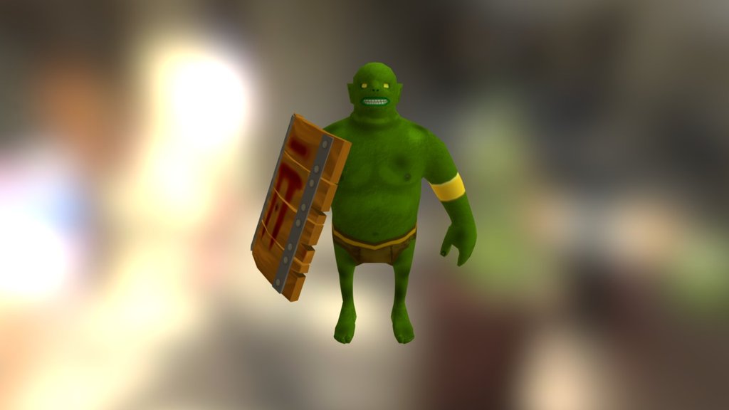 Goblin With Shield - 3D model by dreqpo [25aa9a4] - Sketchfab