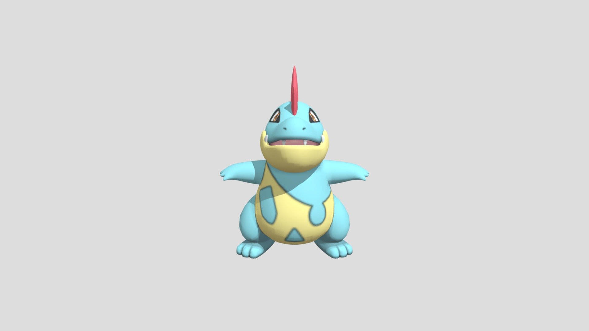 Croconaw - Download Free 3D model by nguyenlouis32 [25abd64] - Sketchfab