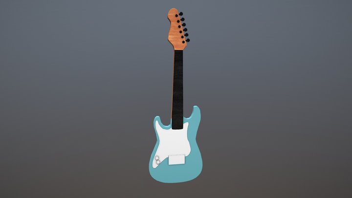 Electric-guitar 3D models - Sketchfab