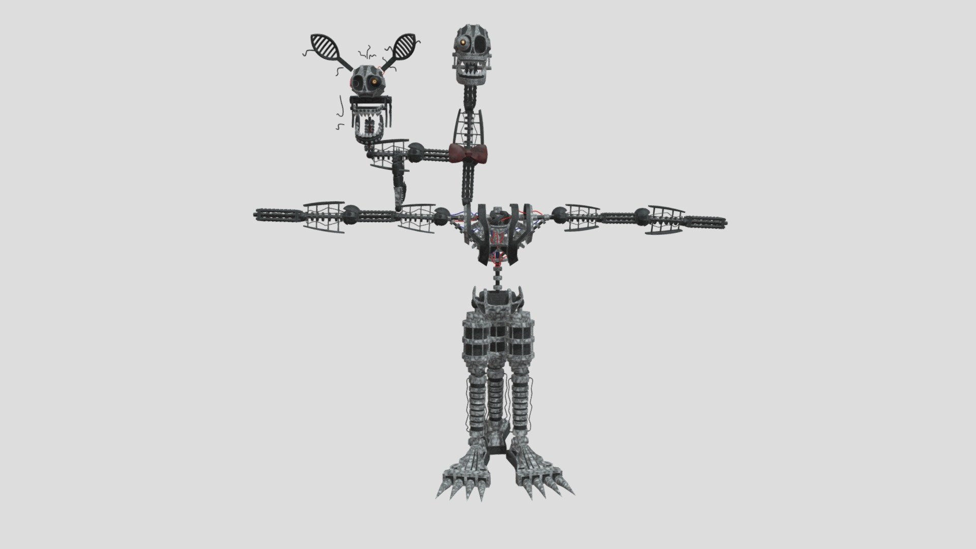 Nightmare Mangle Endo - Download Free 3D model by dwall8611 [25ad747 ...