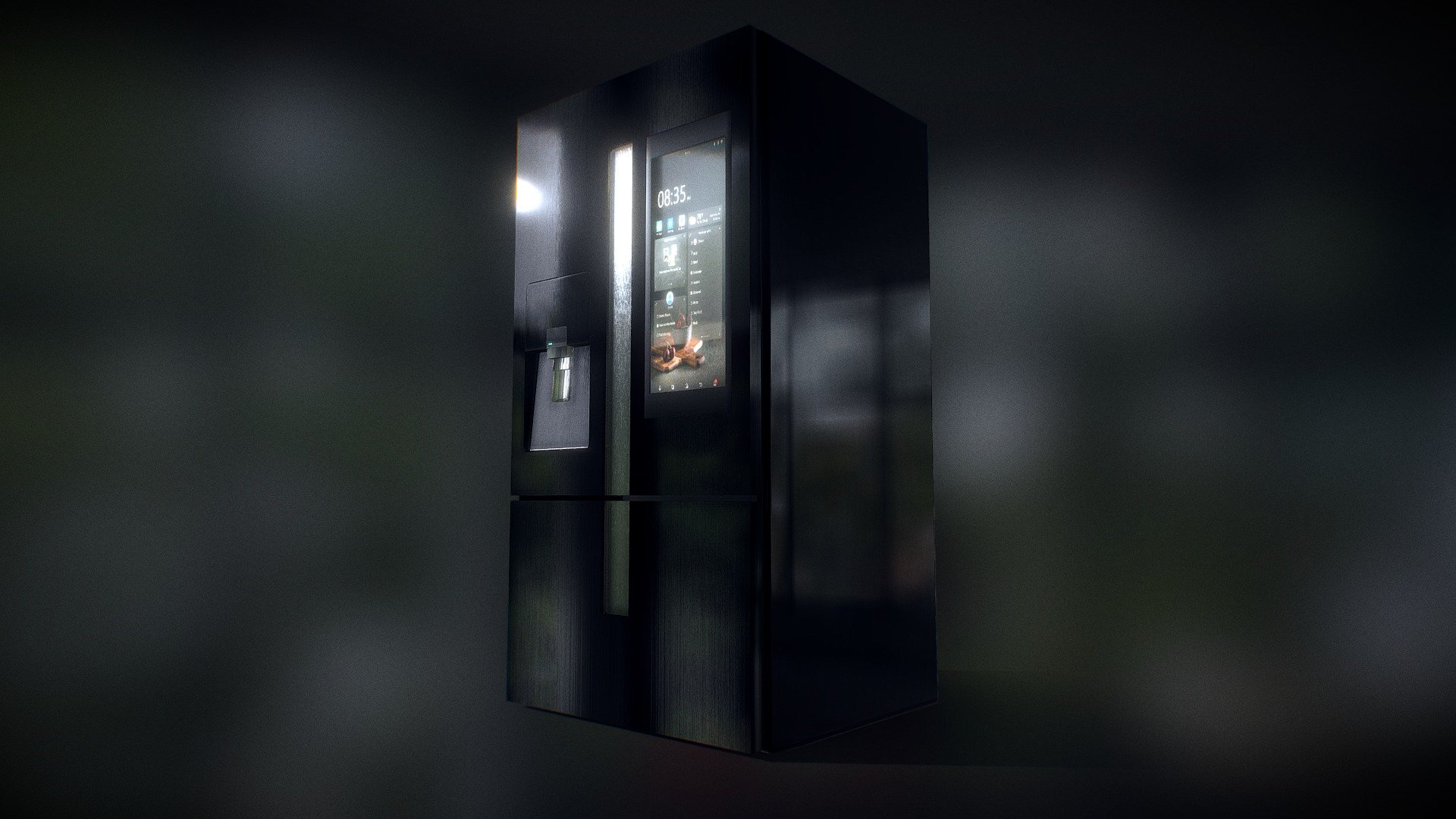 Smart refrigerator 3d model viewer - Buy Royalty Free 3D model by ...