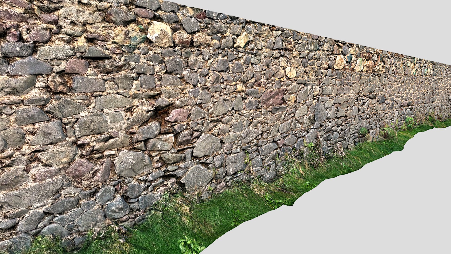 Long Wall - Download Free 3D model by James Tubbritt (@myvirtualworld ...