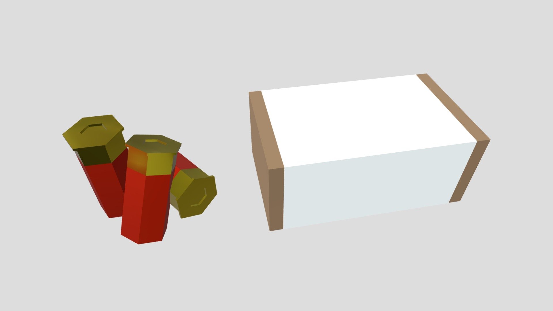 12 Guage Shotgun Shells + Box - Download Free 3D model by E3Fell ...