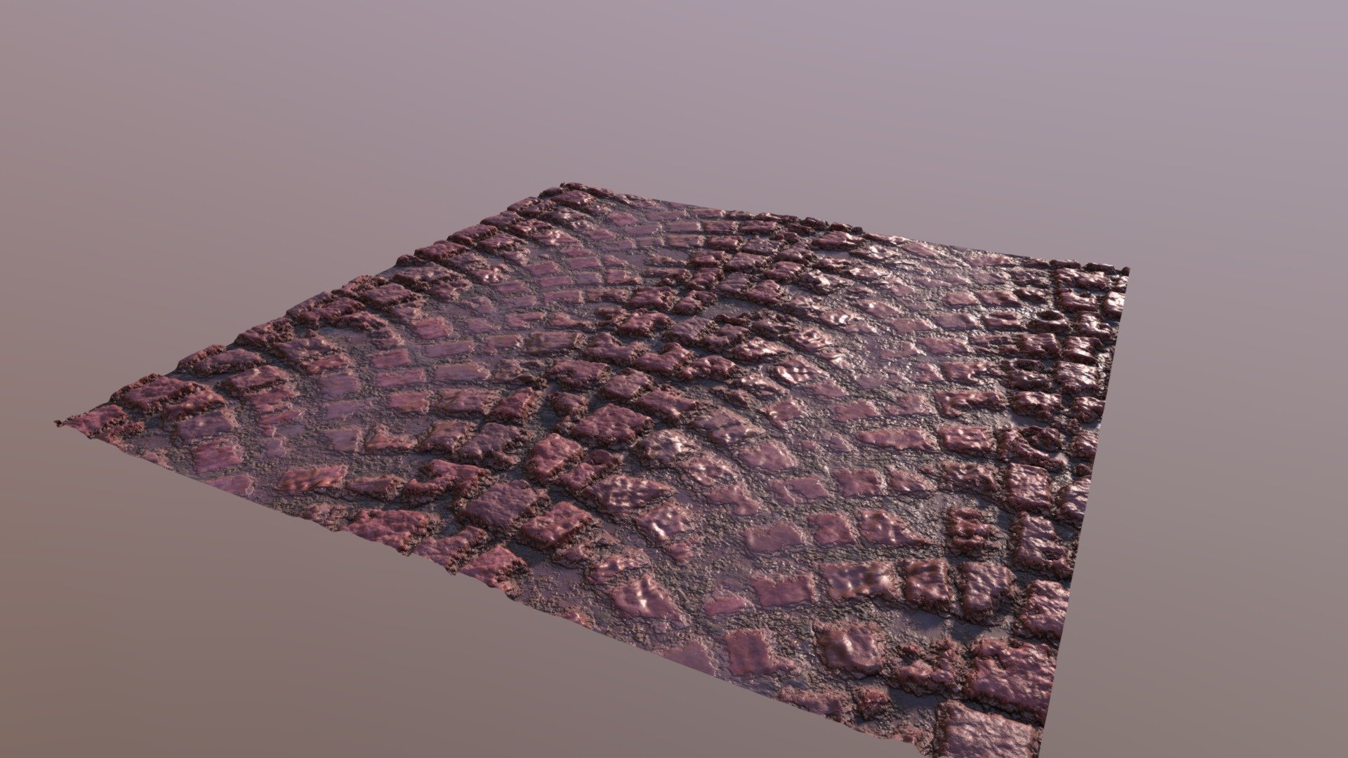 Cobblestone street - 3D model by Spark3dvision (@JeSmyrna) [25afc47 ...
