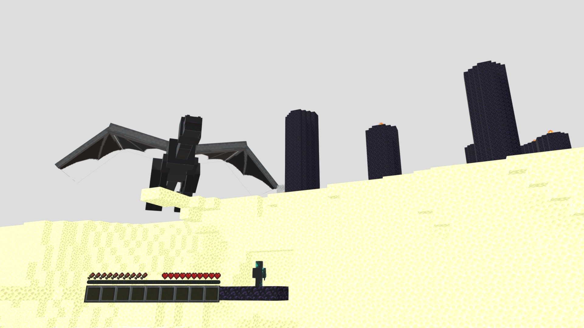 Minecraft Ender dragon with Steve - 3D model by sharvinvenkatchandran ...