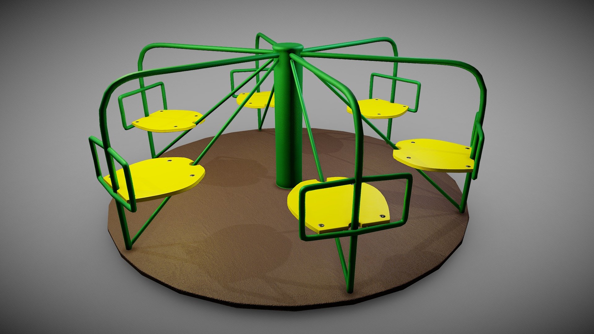 Carousel - 3D model by Shedmon [25b1461] - Sketchfab