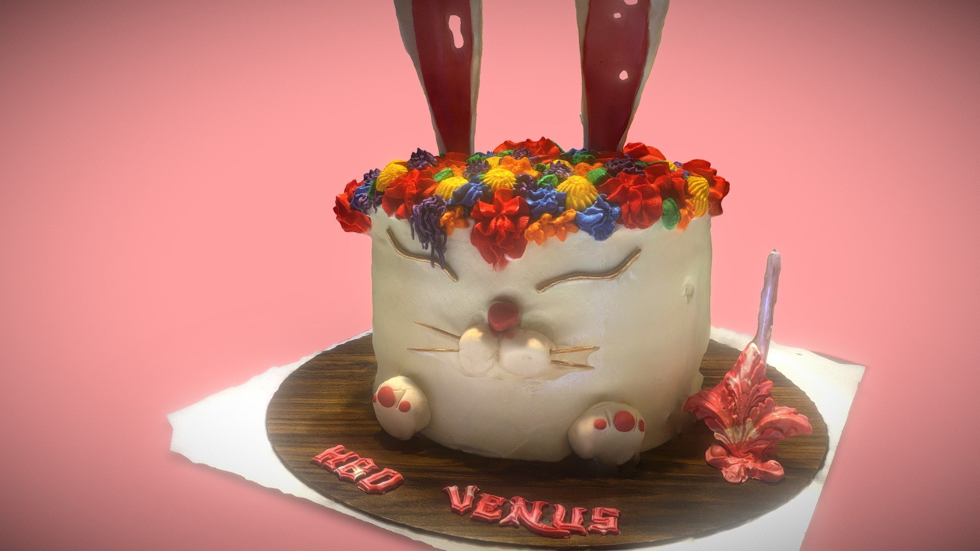 Birthday Cake - Rabbit - Download Free 3D model by mtaesiri [25b1b33 ...