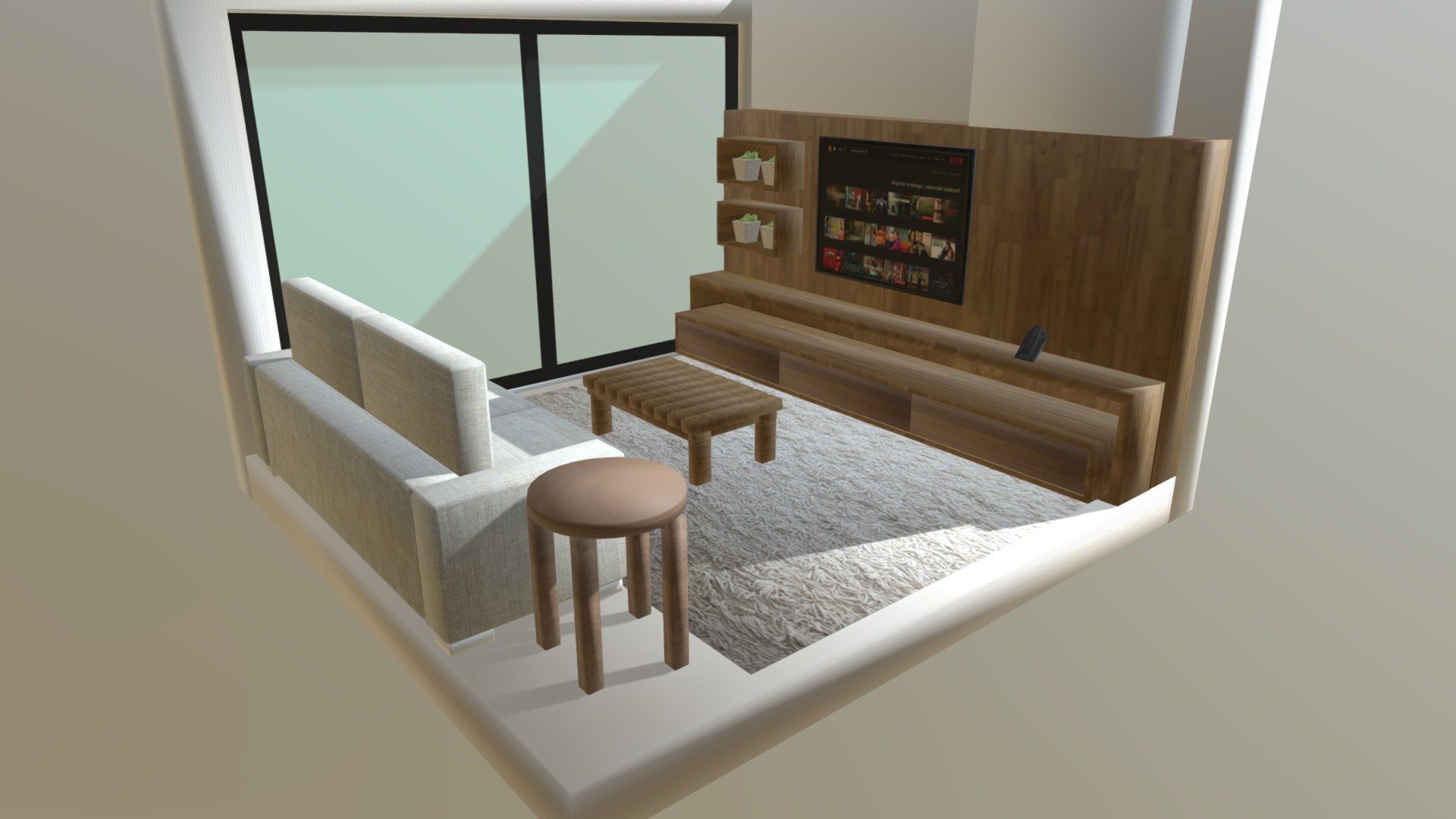 Sala - 3D model by arte_petraaraujo [25b2b94] - Sketchfab