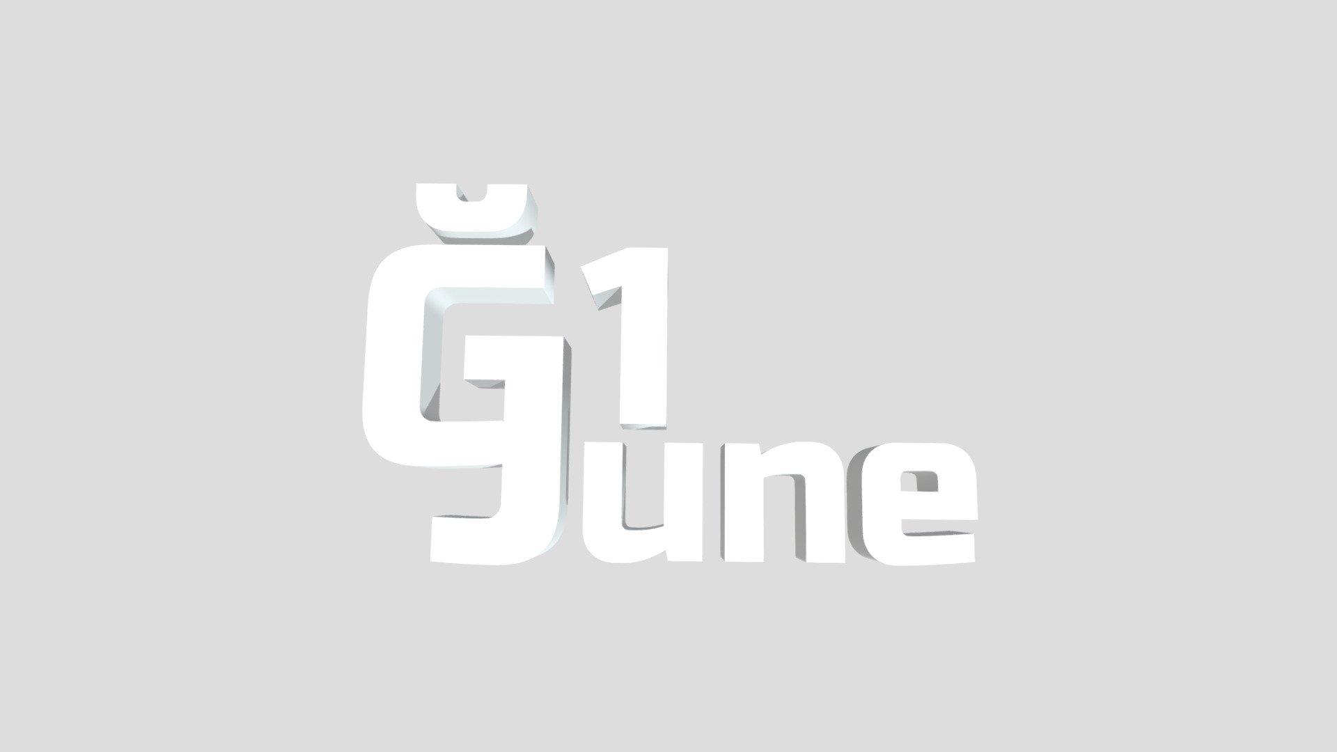 Logo June - Download Free 3D model by Gildas31 [25b2d46] - Sketchfab