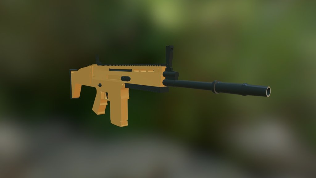 SCAR-H - 3D model by Darien (@megabrutus5523) [25b4ed8] - Sketchfab