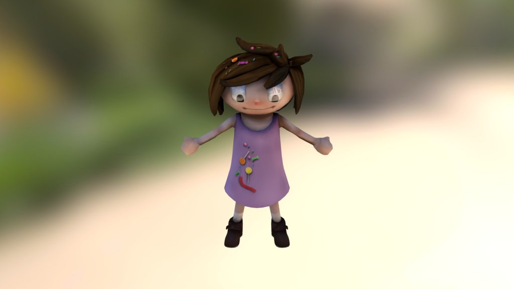 Sugar Game Character - 3D model by candychunder [25b521a] - Sketchfab