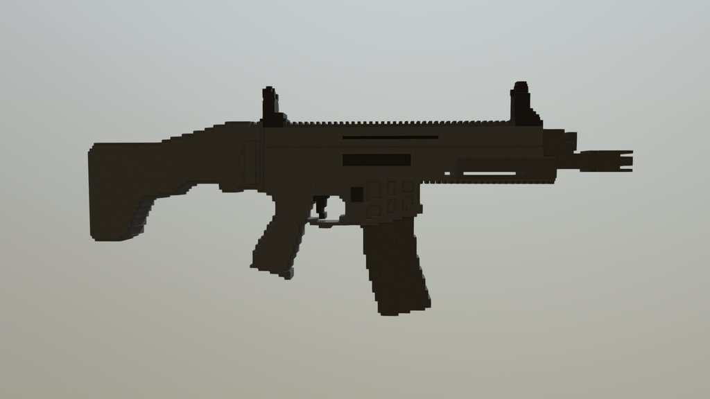 Minecraft Gun Portfolio - Rejante - A 3D model collection by rejante ...